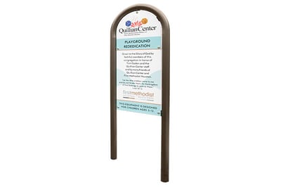 Custom Fiberglass Sign 2 Sided