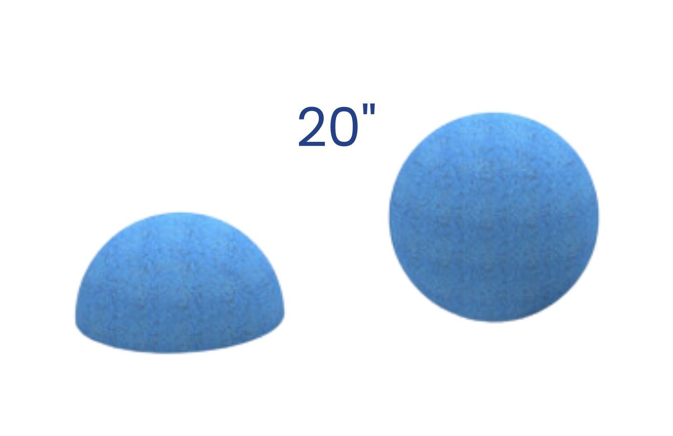 20" Rubber Spheres
