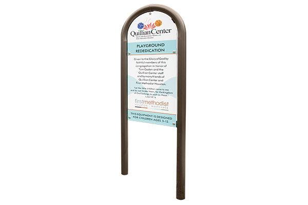 Custom Fiberglass Sign 2 Sided