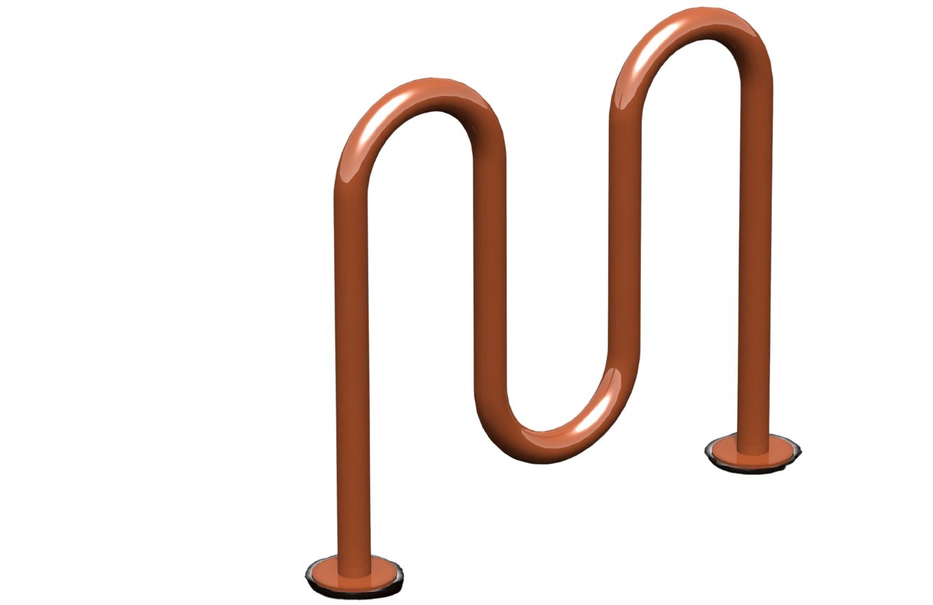 Loop Bike Rack 5 Bike Surface Mount