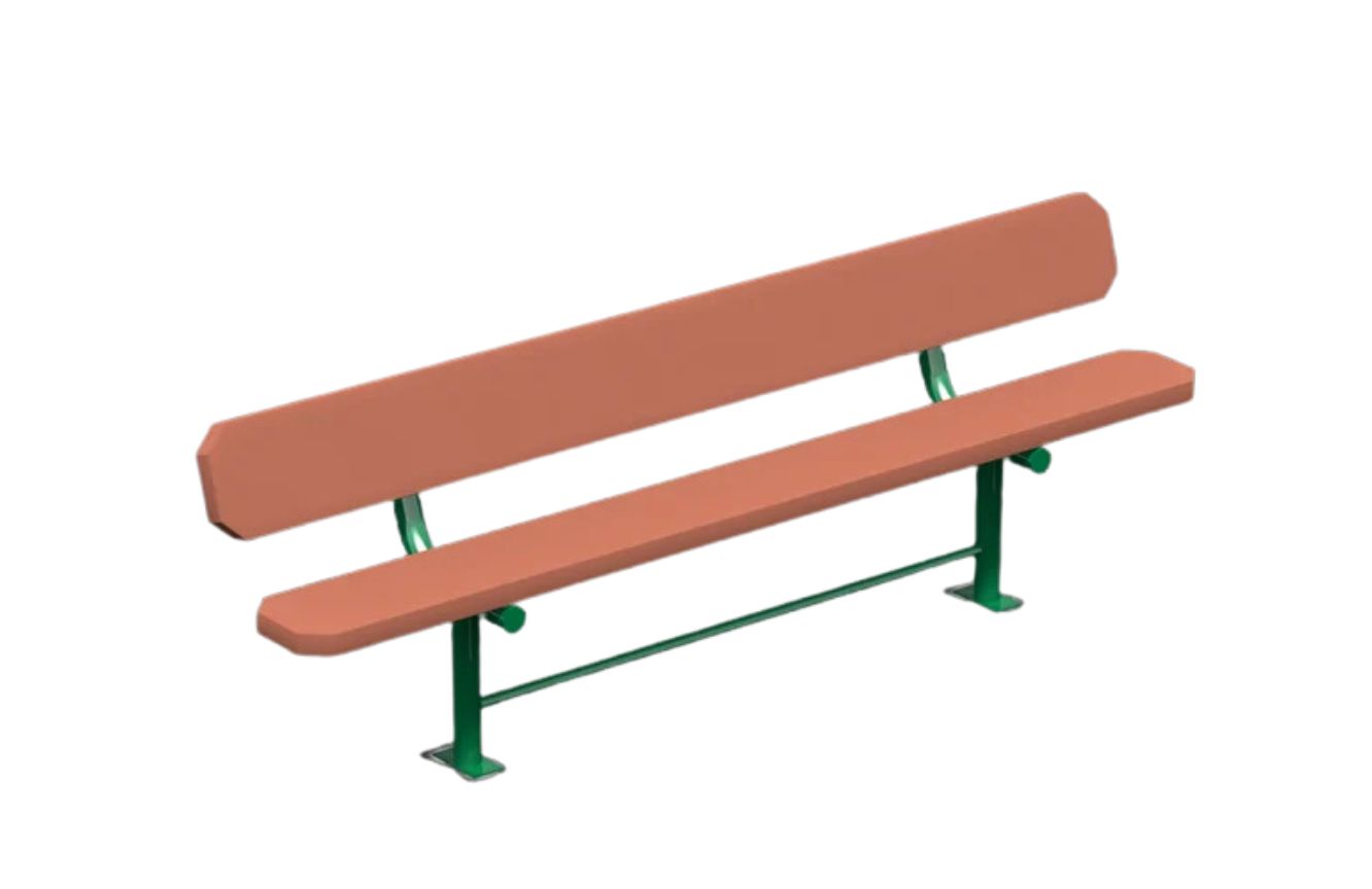 8' Bench Surface Mount